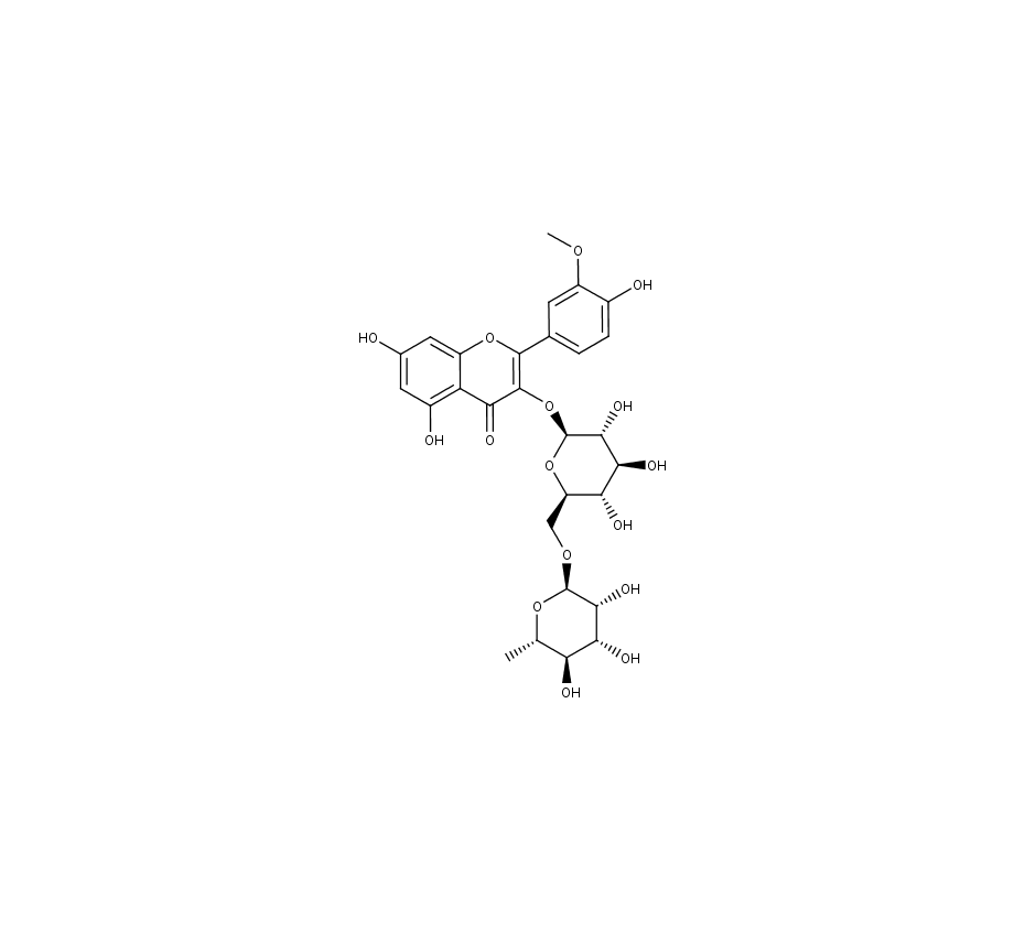 Isorhamnetin-3-O-rutinoside 1333 S, CAS 604-80-8 - Flavonol - Extrasynthese