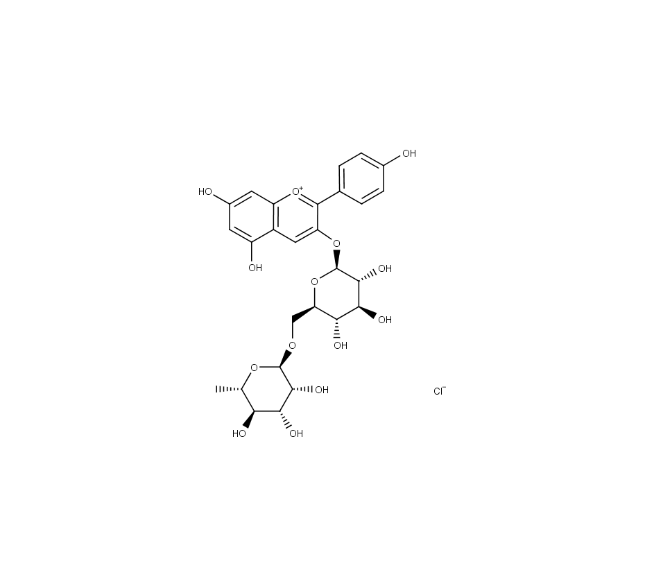 Pelargonidin-3-O-rutinoside chloride 0943, CAS 33978-17-5 ...